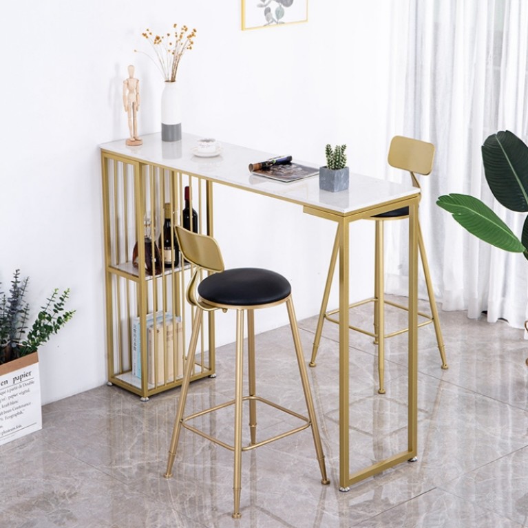 Bar Counter With Rack, Furniture, Tables & Chairs on Carousell