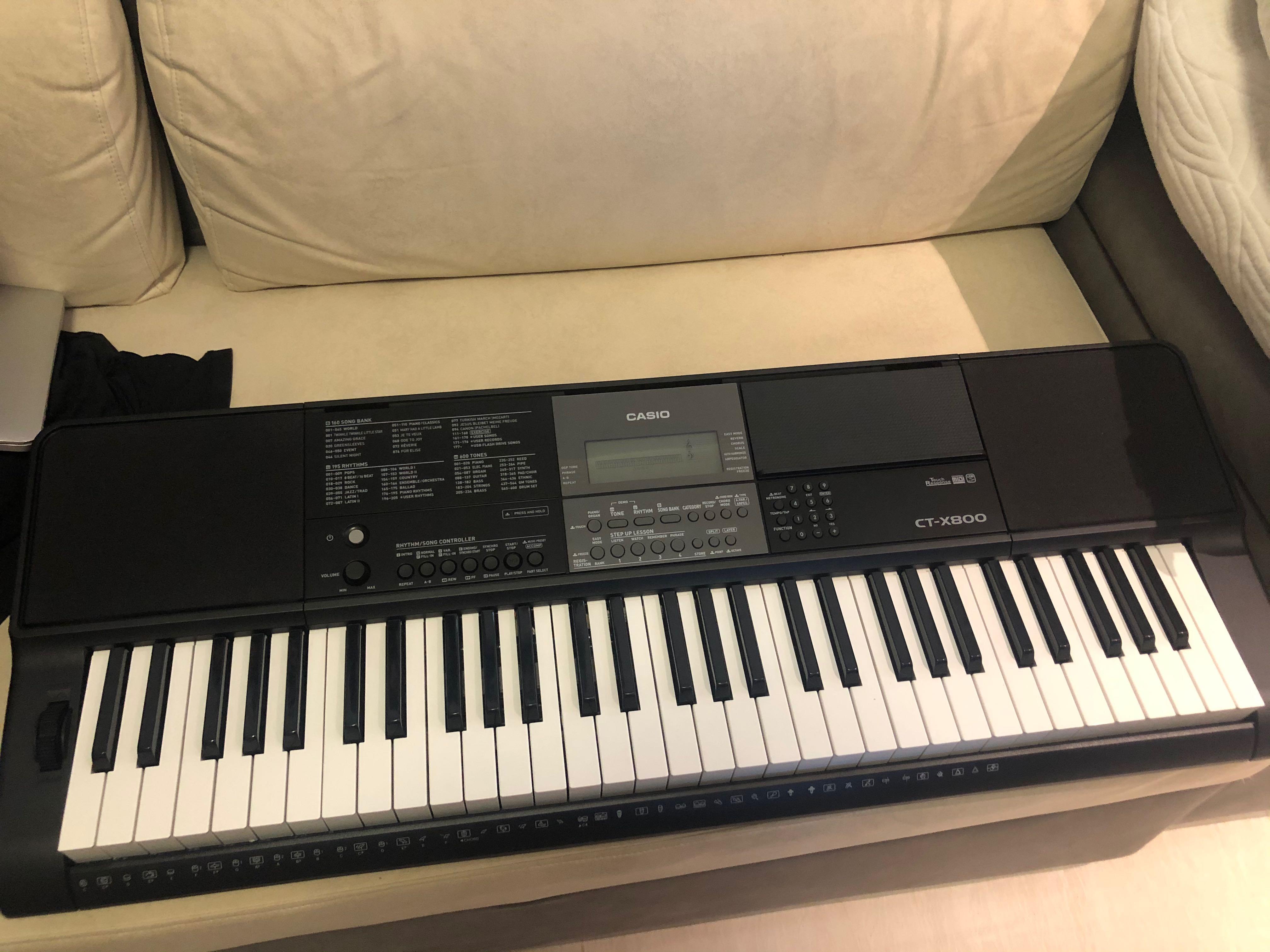 Casio Keyboard CT-X800, Hobbies & Toys, Music & Media, Musical ...