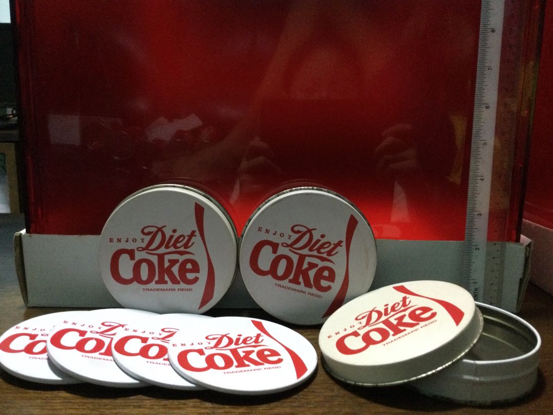Diet Coke coaster, Food & Drinks, Alcoholic Beverages on Carousell