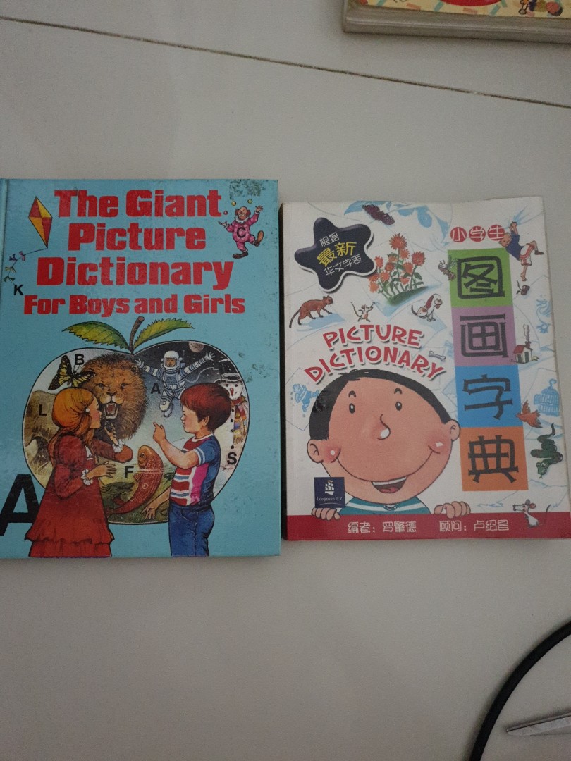 English & Chinese Picture Dictionary, Hobbies & Toys, Books & Magazines ...