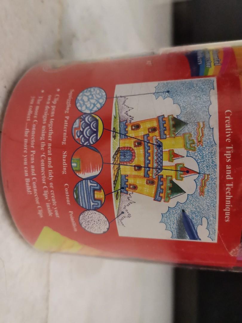 Faber-castell connector pen bucket - 50 colours, Hobbies & Toys ...