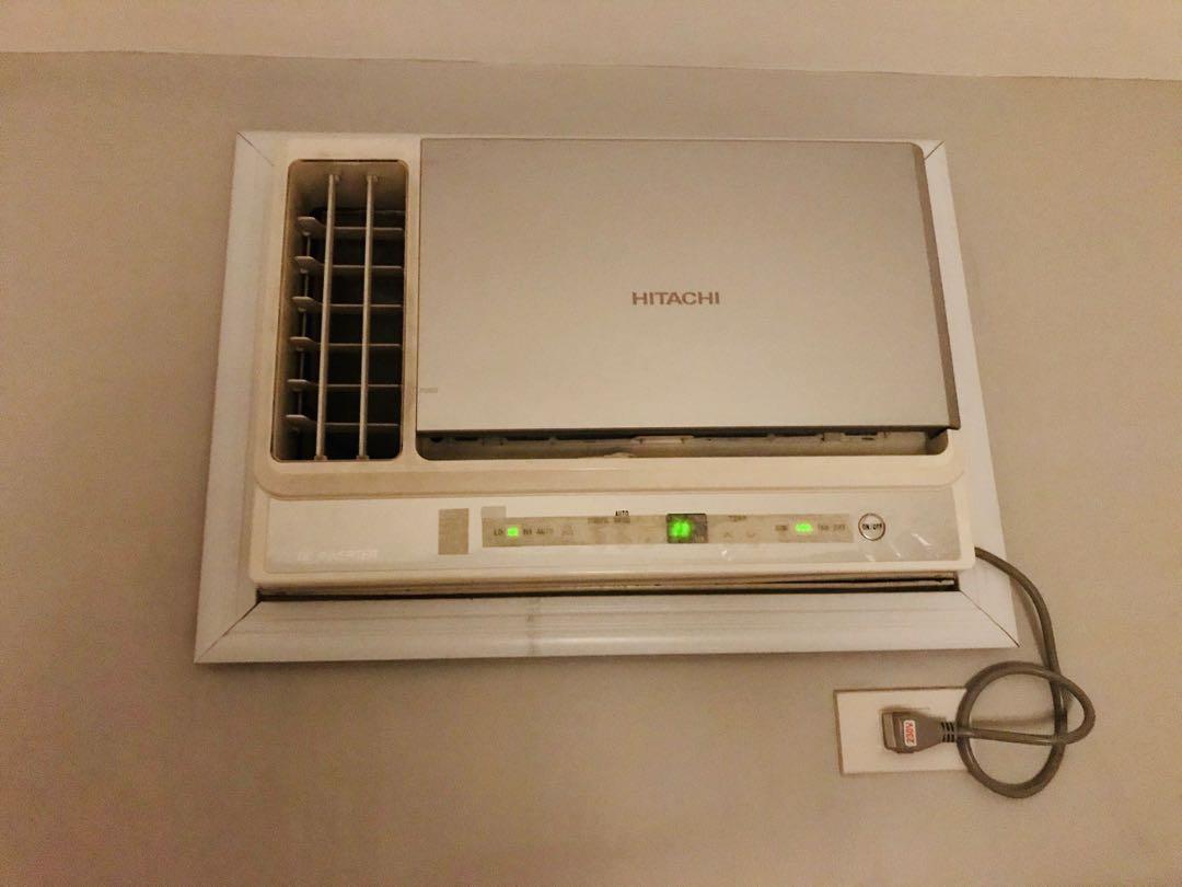Hitachi window type inverter ac, TV & Home Appliances, Air Conditioning ...