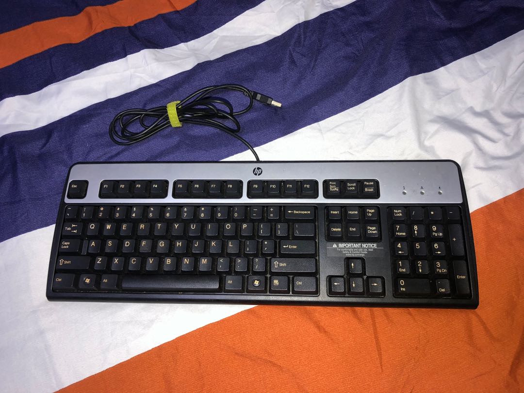 HP Full-sized Keyboard, Computers & Tech, Parts & Accessories, Computer ...