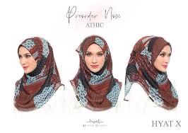 Hyat Hijab Athic, Women's Fashion, Muslimah Fashion, Hijabs on Carousell