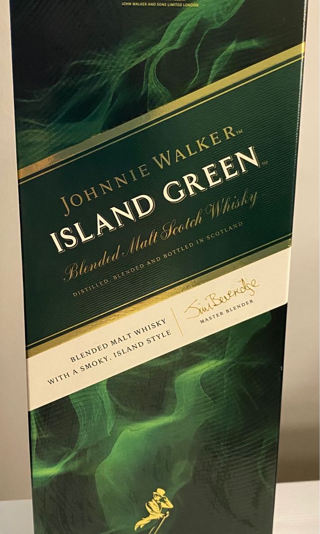Johnnie Walker Island Green 1L, Food & Drinks, Alcoholic Beverages on ...