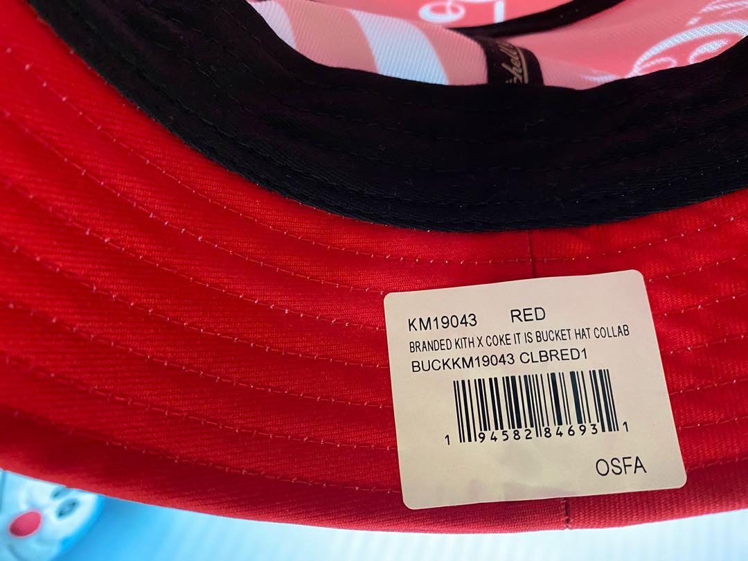 Kith x Coca Cola x Mitchell and Ness Coke it is bucket hat, Men's ...