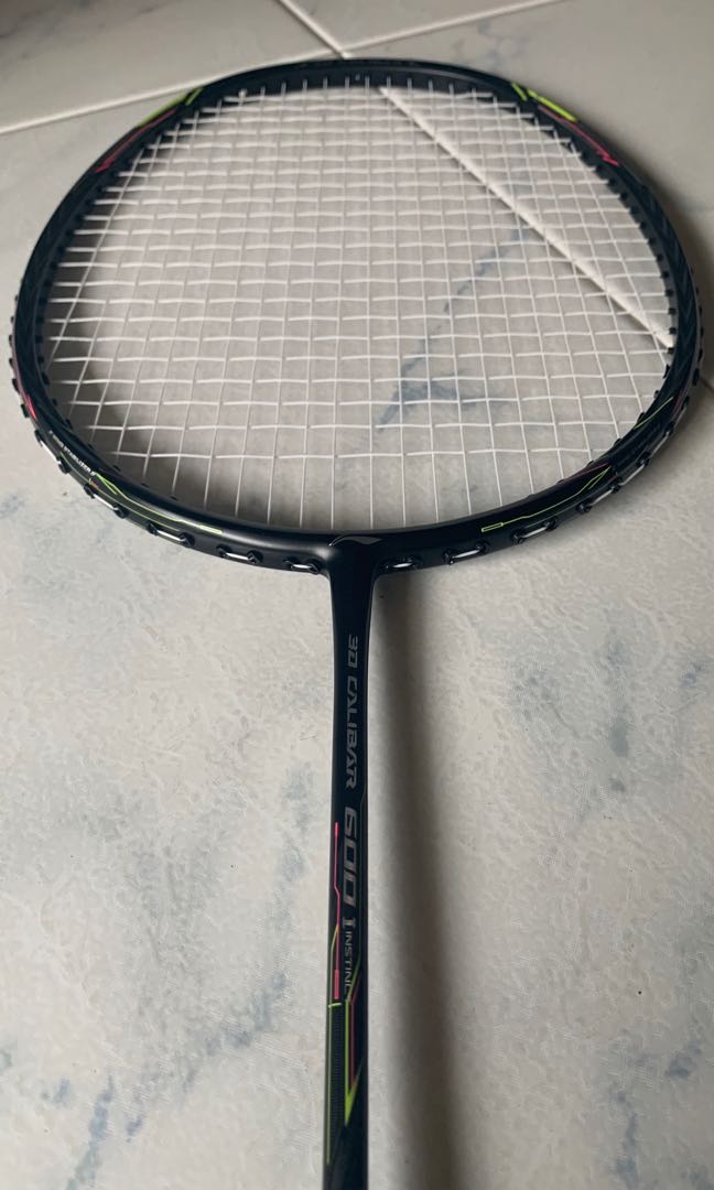 Lining 3D caliber Badminton Racket, Sports Equipment, Sports & Games on ...