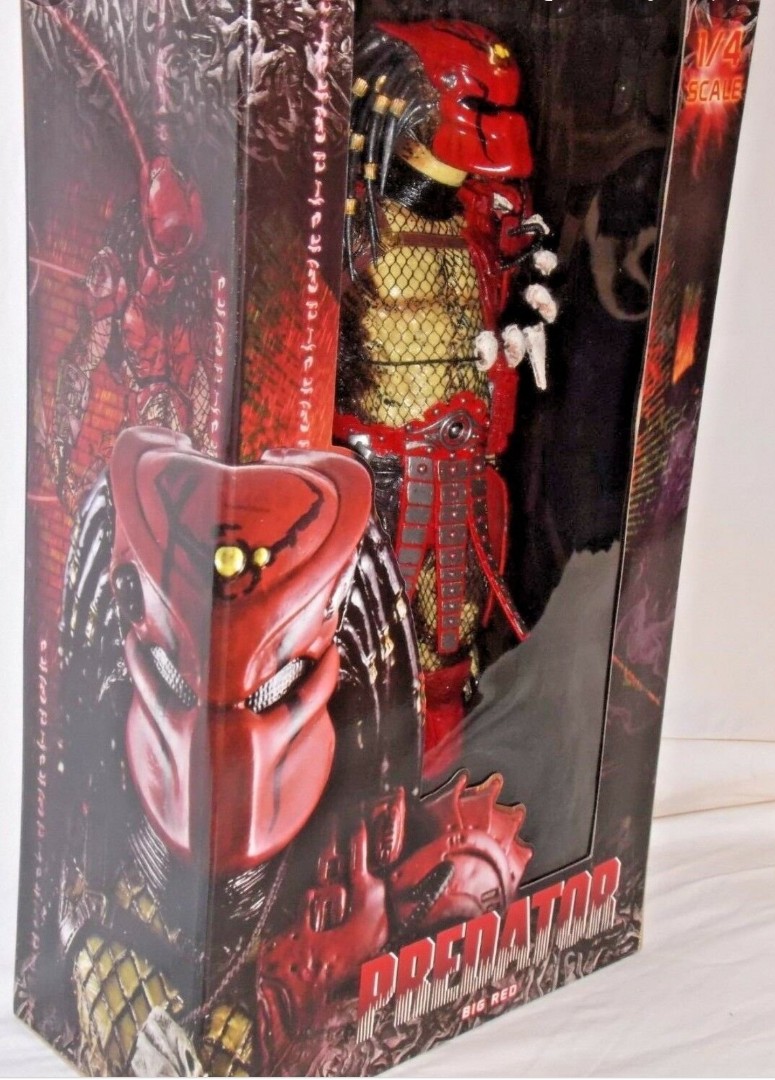 NECA 1/4 Scale: Big Red Predator (Rare), Hobbies & Toys, Toys & Games ...