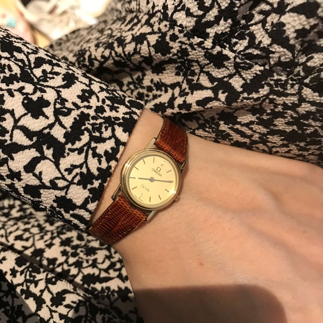 Omega leather watch, Luxury, Watches on Carousell