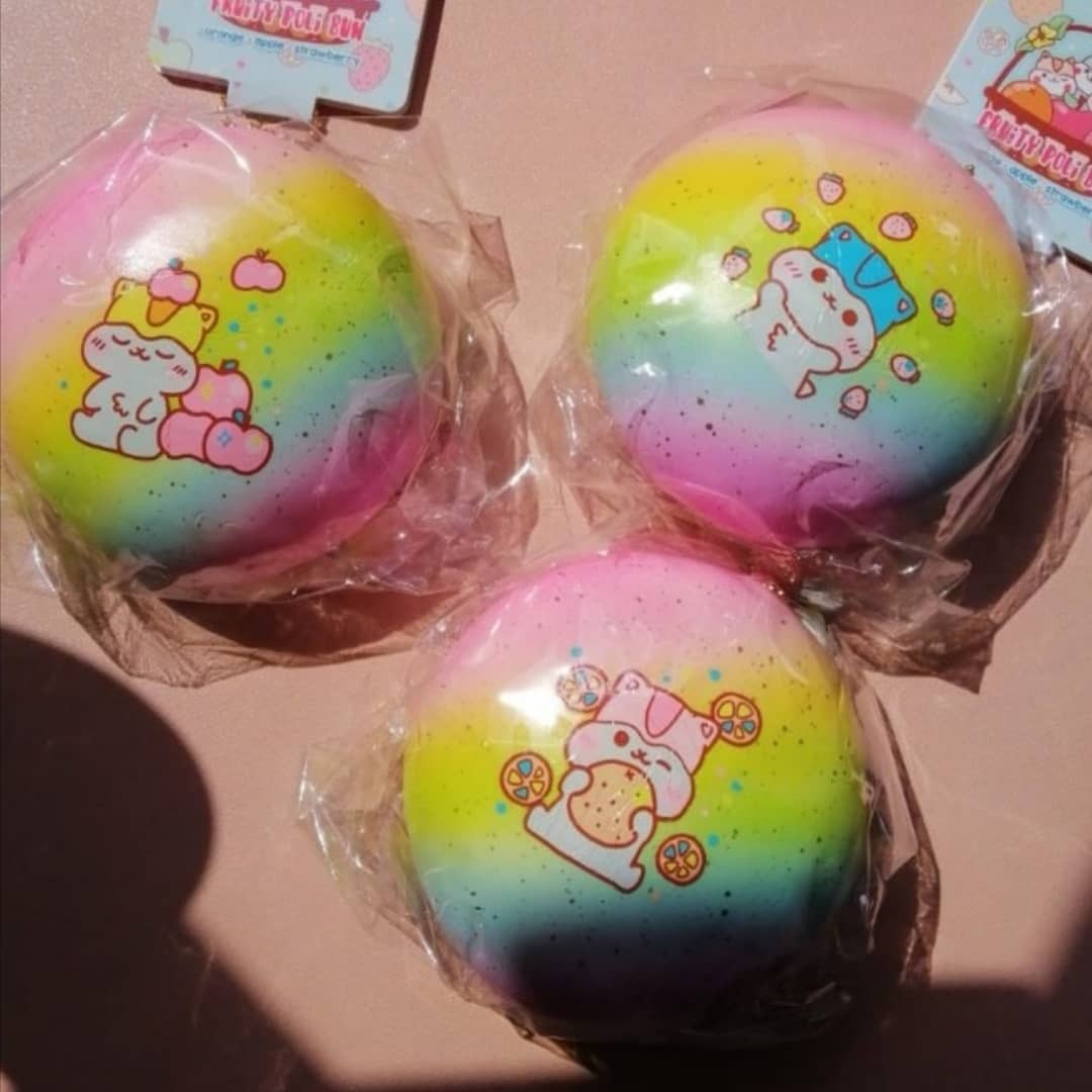 Poli fruity rainbow bun squishies squishy, Hobbies & Toys, Toys & Games ...