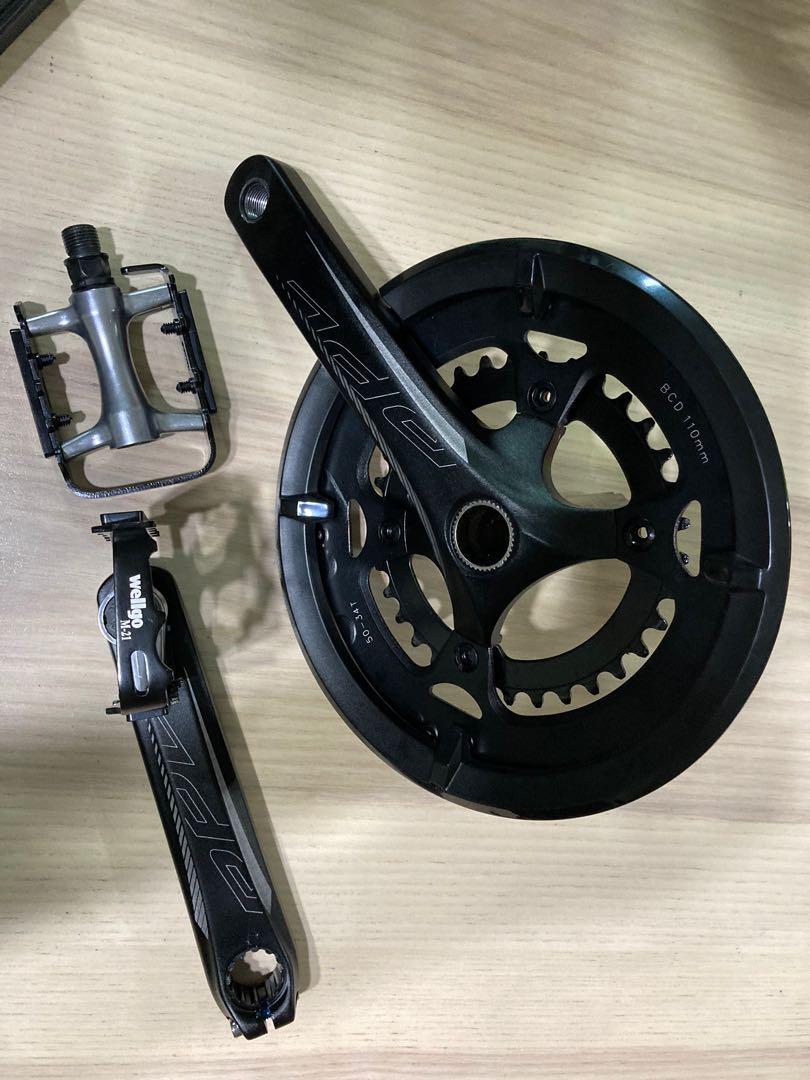 Pro wheel Crank Set 50/34T, Sports Equipment, Bicycles & Parts, Parts ...