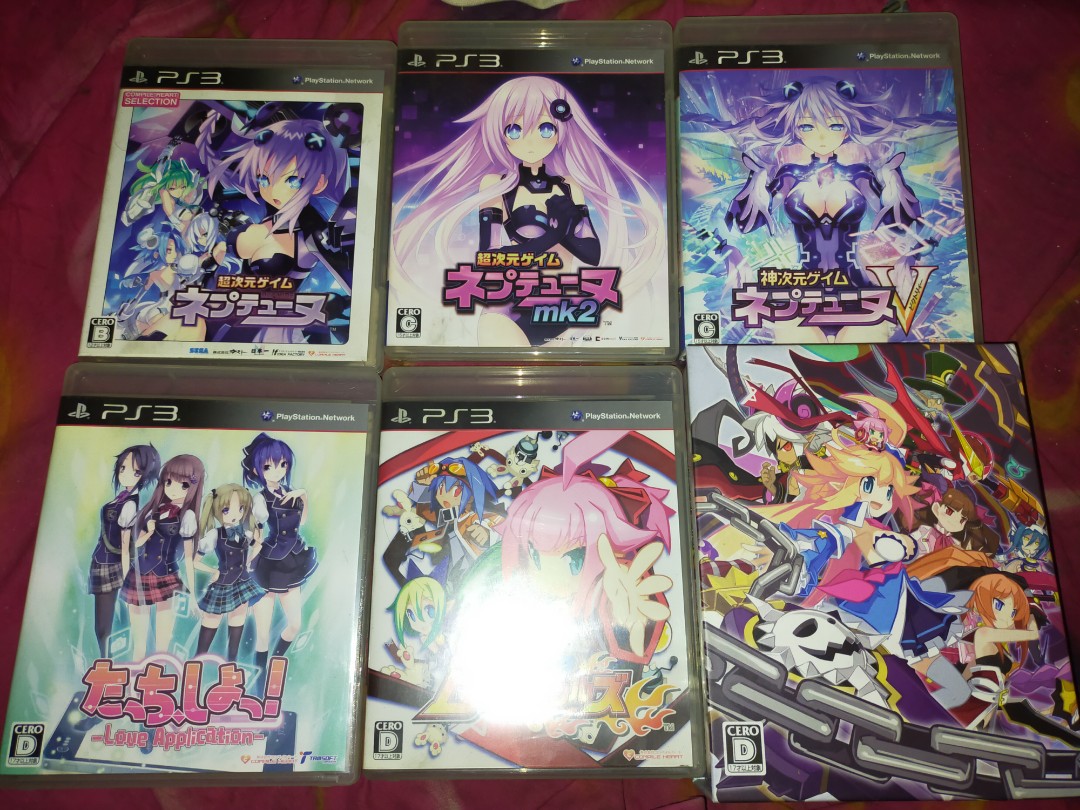 PS3 Compile Heart Games Set Japanese, Video Gaming, Video Games ...