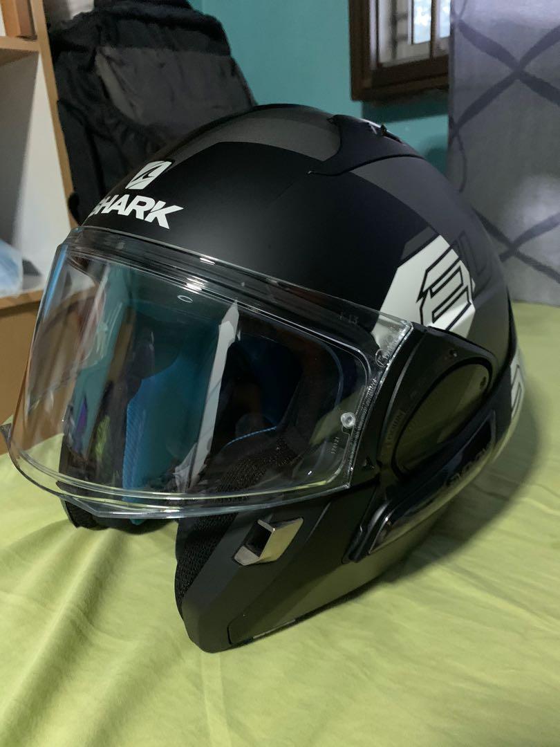 Shark evo-one slasher Helmet, Motorcycles, Motorcycle Apparel on Carousell