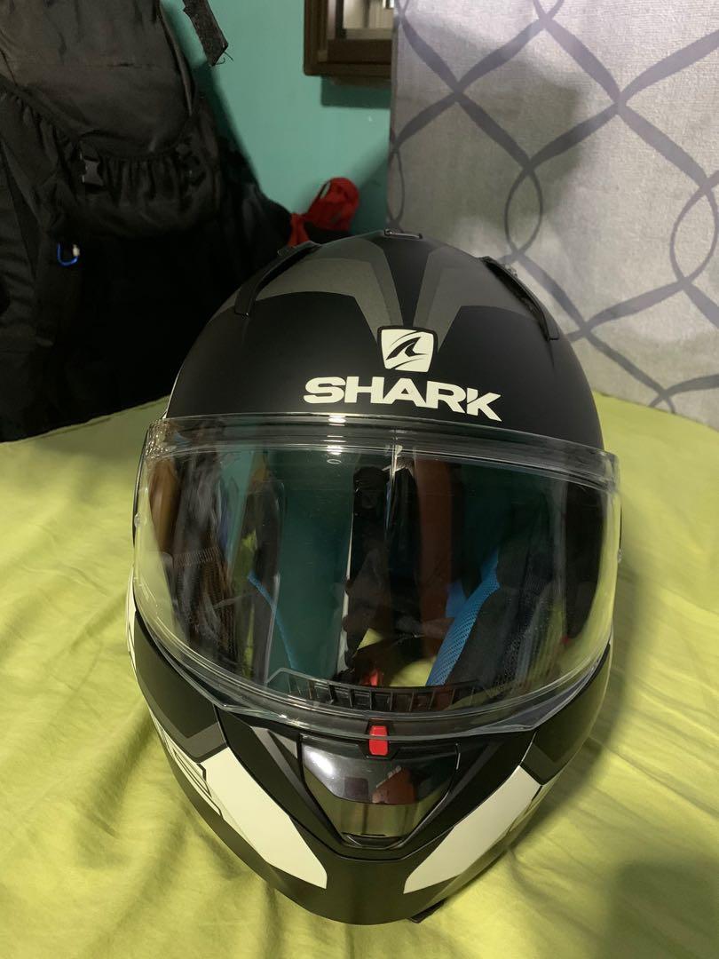 Shark evo-one slasher Helmet, Motorcycles, Motorcycle Apparel on Carousell