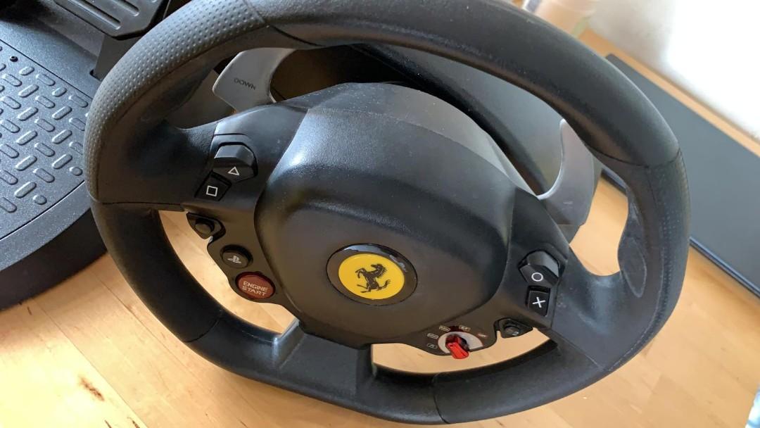 Thrustmaster T80 Ferrari 488TB PS4 steering wheel, Video Gaming, Gaming ...