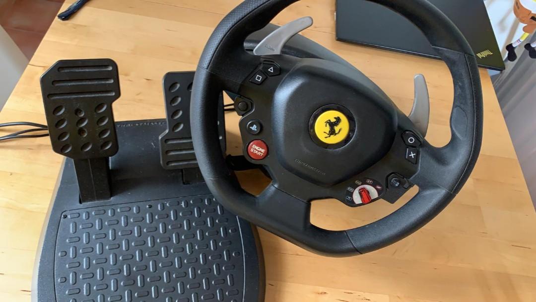 Thrustmaster T80 Ferrari 488TB PS4 steering wheel, Video Gaming, Gaming ...