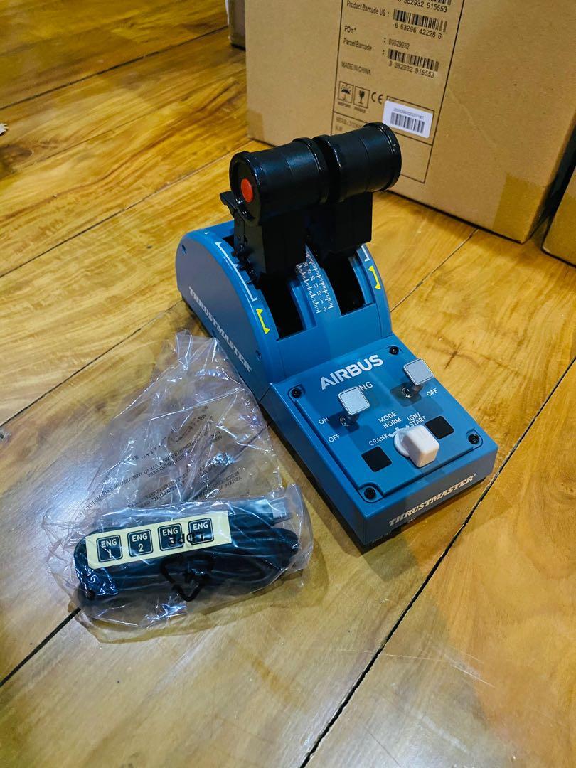 Thrustmaster TCA Airbus Throttle Quadrant, Video Gaming, Gaming ...