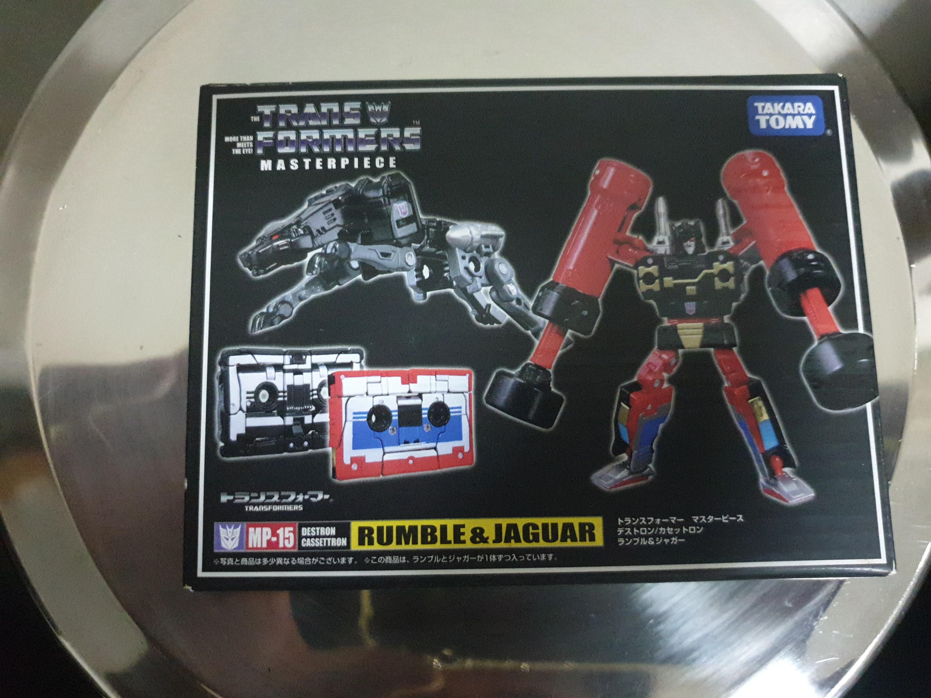 Transformers Masterpiece Rumble & Jaguar, Hobbies & Toys, Toys & Games ...