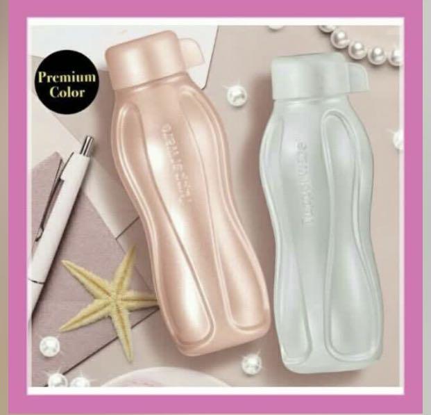 New Tupperware eco bottles in rose gold & pearl white , Furniture ...