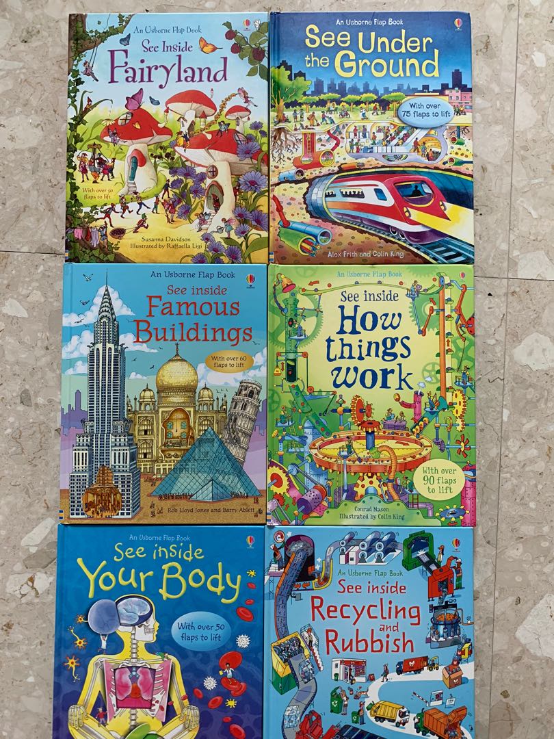 Usborne see inside flap books, Hobbies & Toys, Books & Magazines ...