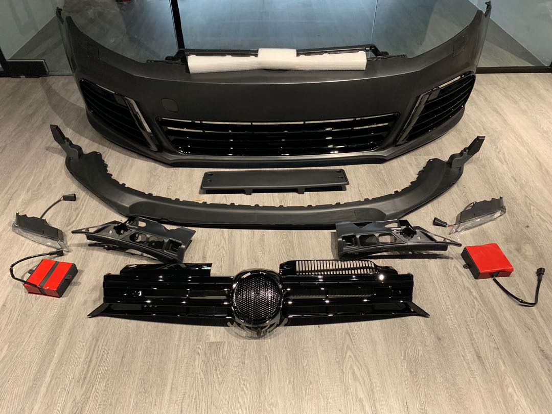VW Golf R front bumper READY STOCK!! (2 Left), Car Accessories ...