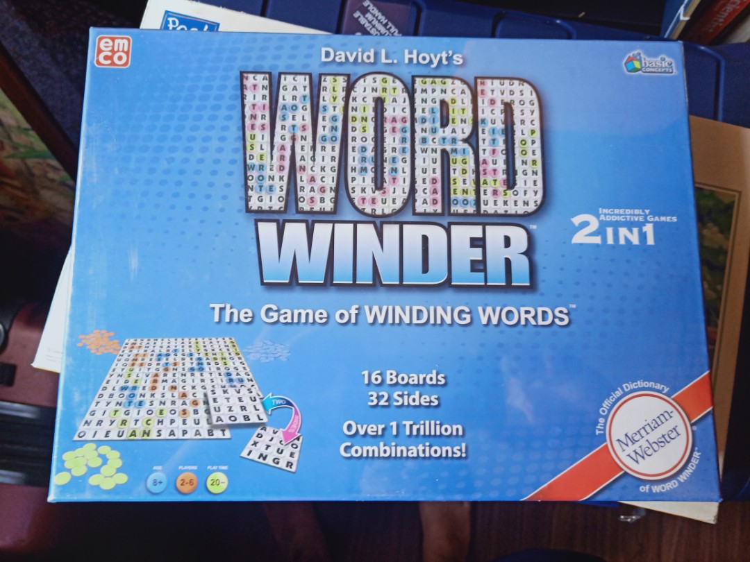 Word winder boardgames, Hobbies & Toys, Toys & Games on Carousell