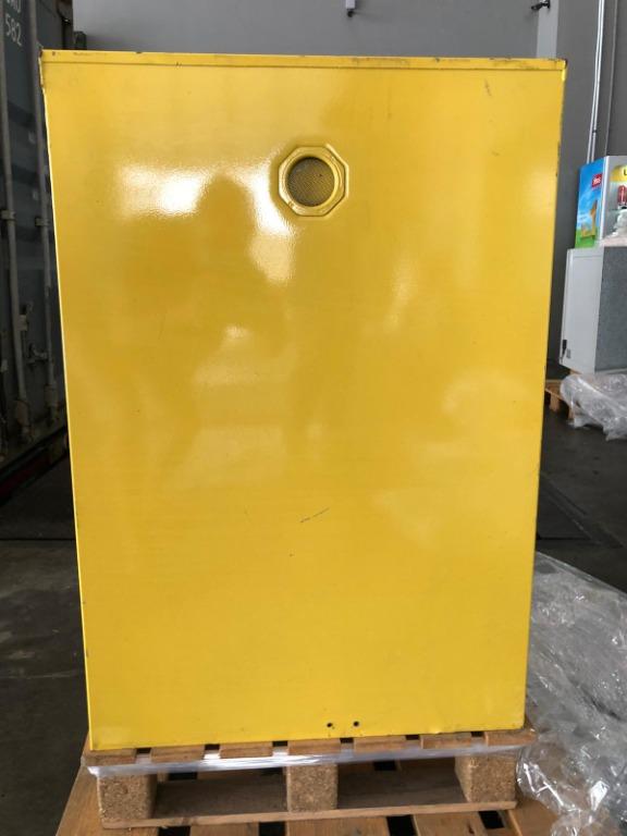 Yellow Hazardous Metal Cabinet, Photography, Photography Accessories ...