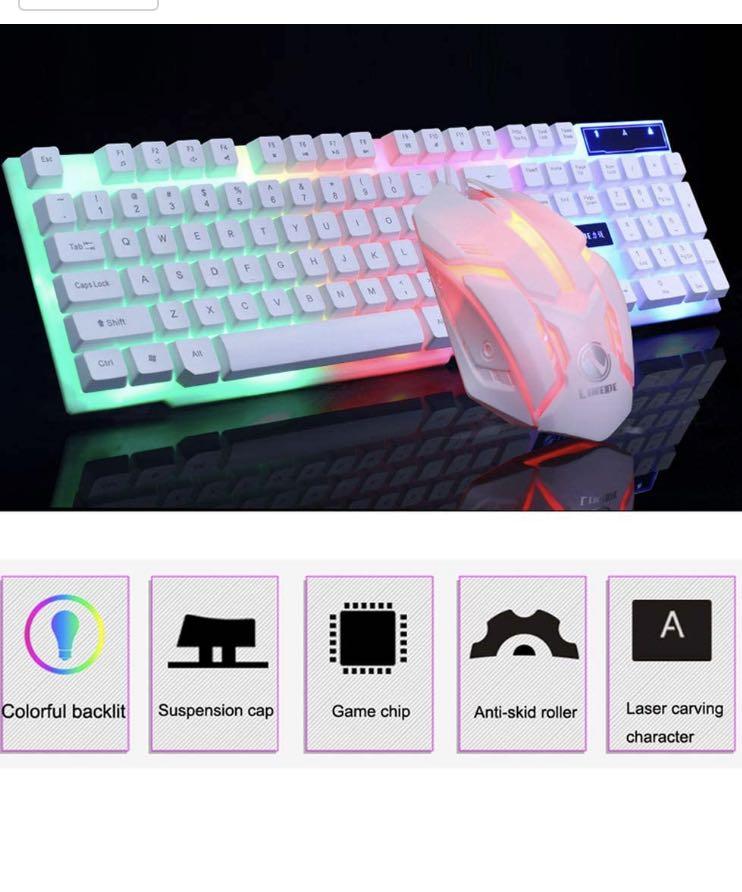 Yuemizi Limei limeide GTX300 wired usb colorful lighting game mouse and ...