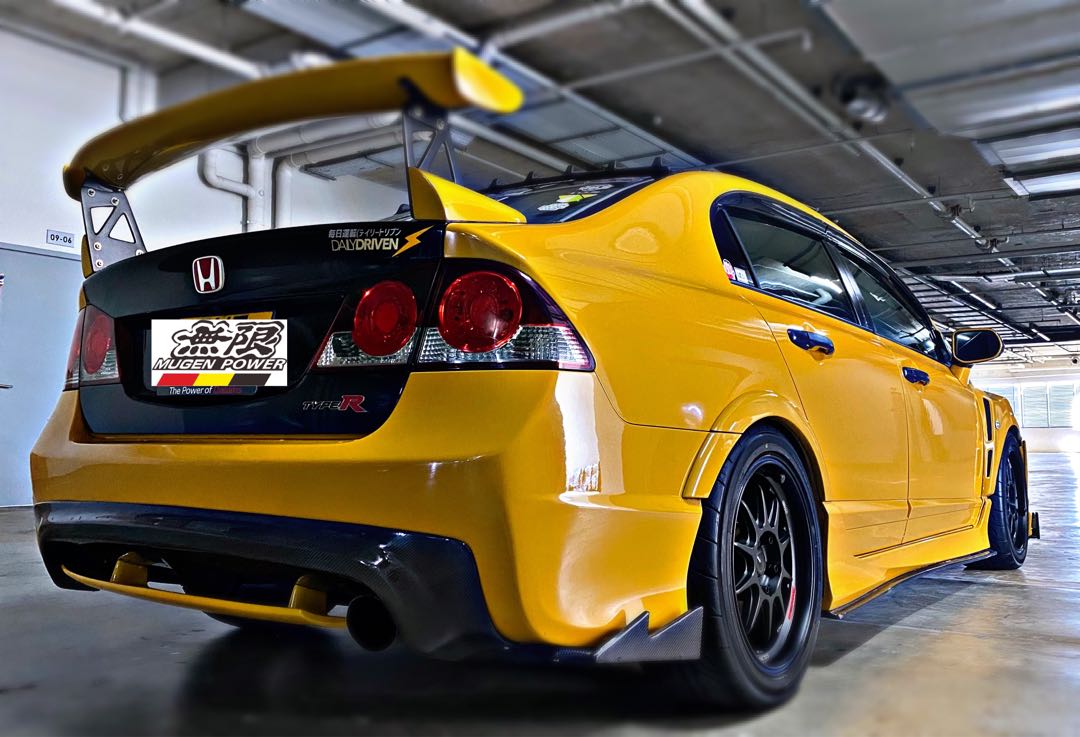 17” Original Enkei Tuning Rims FD FD2R Civic, Car Accessories, Tyres ...