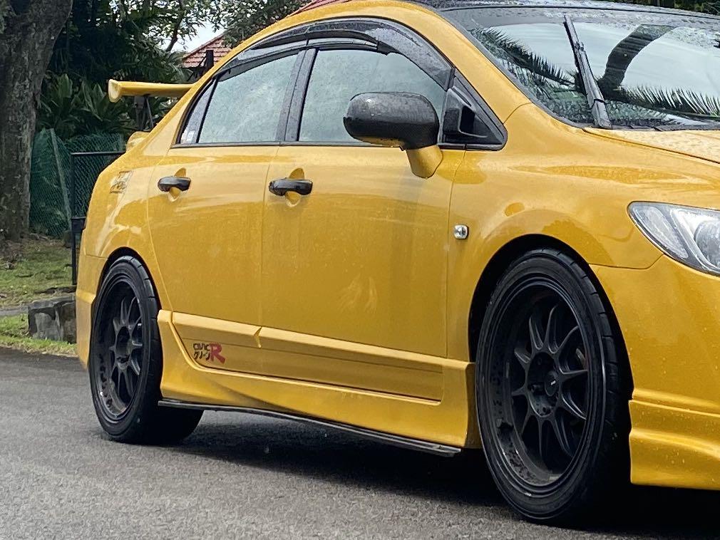 17” Original Enkei Tuning Rims FD FD2R Civic, Car Accessories, Tyres ...