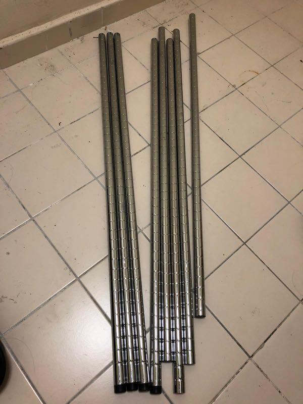 6-tier Stainless Steel Racks, Furniture & Home Living, Furniture ...