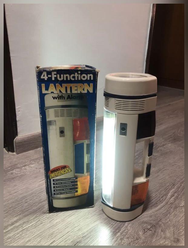 4-Function Lantern with Alarm, Furniture & Home Living, Home Decor, Clocks on Carousell