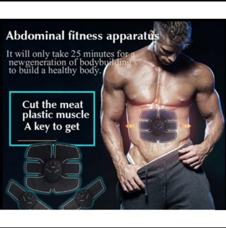 Abdomen EMS ABS Arm Waist Leg Muscle Stimulator Training Electric ...