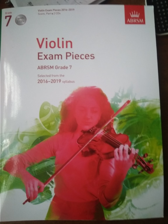 (QYOP) ABRSM Violin Exam Pieces Grade 7 2016-2019, Hobbies & Toys ...
