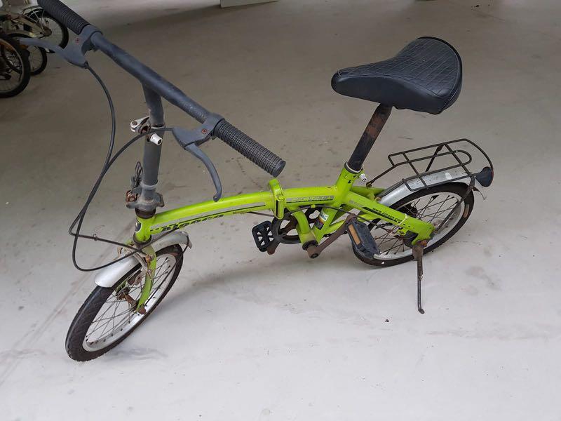 ALEOCA Cartilla folding foldable bicycle. 16 inch rims. single speed ...
