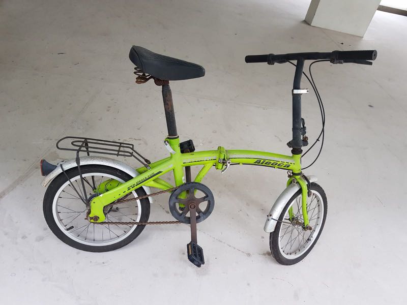ALEOCA Cartilla folding foldable bicycle. 16 inch rims. single speed ...