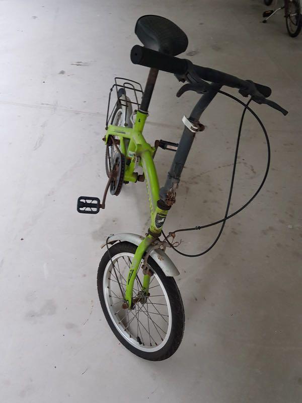 ALEOCA Cartilla folding foldable bicycle. 16 inch rims. single speed ...