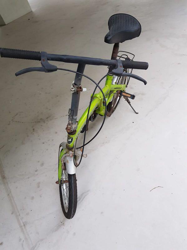 ALEOCA Cartilla folding foldable bicycle. 16 inch rims. single speed ...