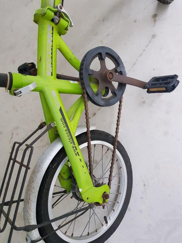 ALEOCA Cartilla folding foldable bicycle. 16 inch rims. single speed ...