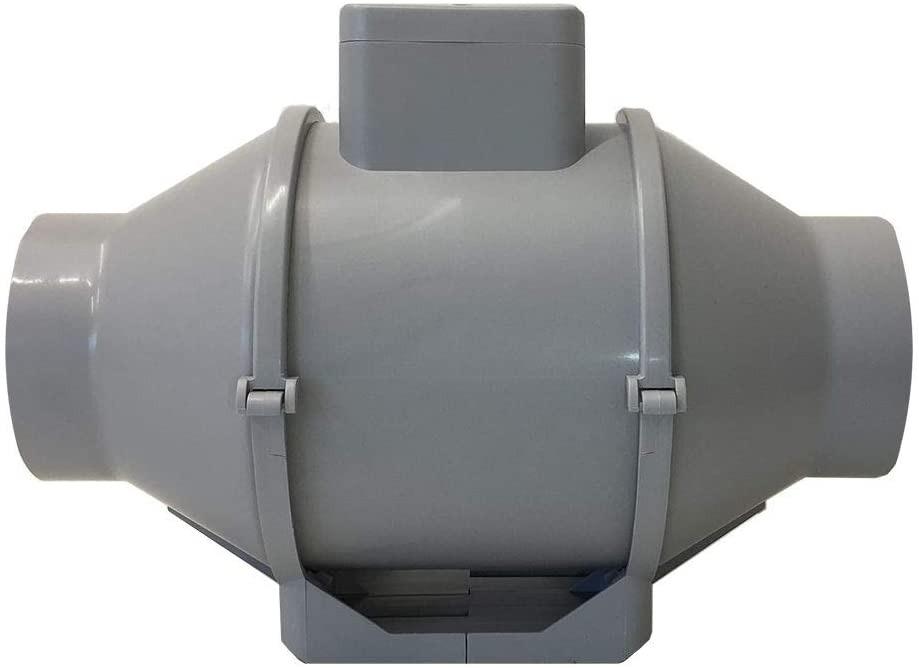 Blauberg TURBO-E 100 T Mixed Flow in-Line Extractor Fan with Timer-for ...