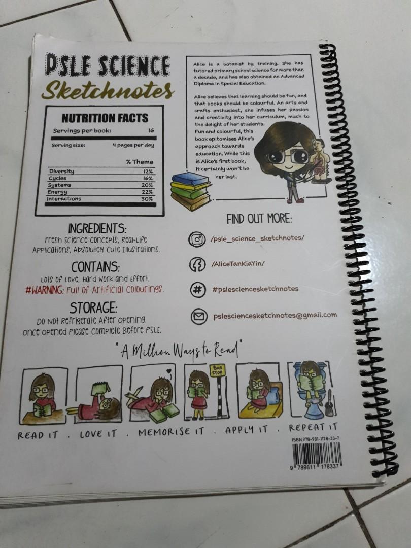 BN PSLE SCIENCE SKETCHNOTES, Hobbies & Toys, Books & Magazines ...