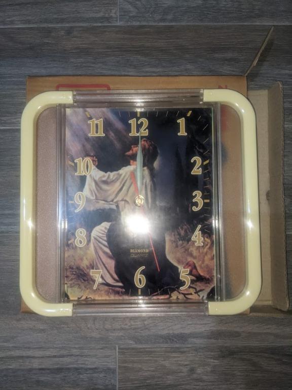 Christian Jesus Clock - New Vintage Collectible, Furniture & Home ...