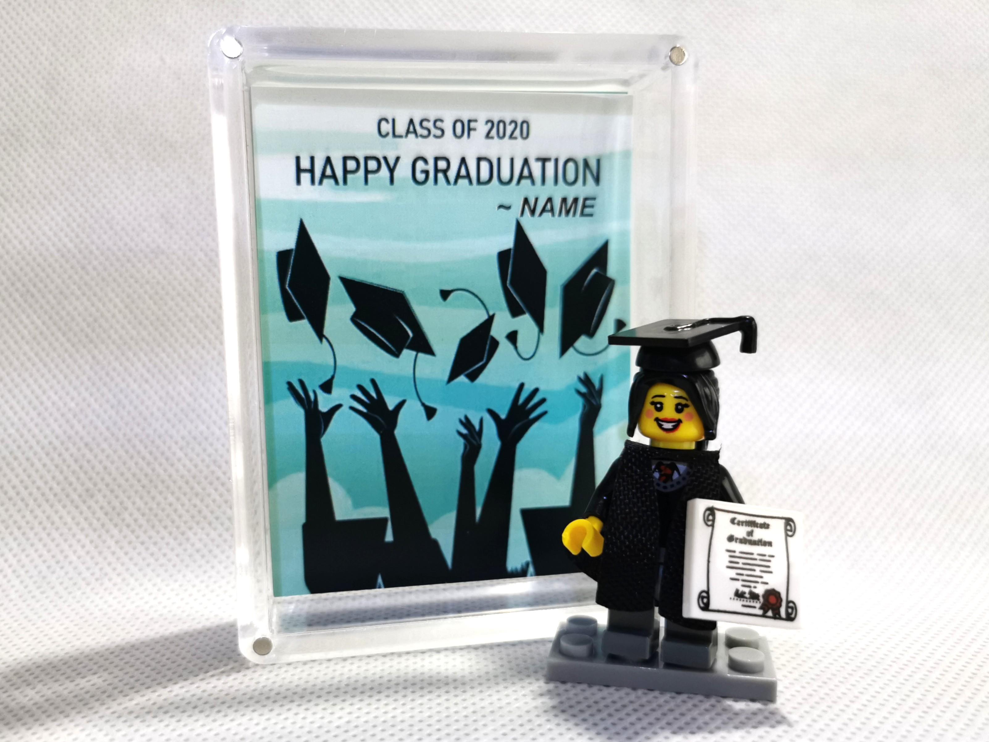 Customized Graduation gift, personalized gift Minifigure set, Hobbies ...