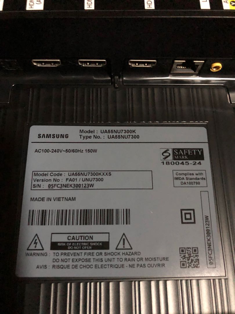 Faulty screen 55inch Samsung smart curved tv, TV & Home Appliances, TV ...