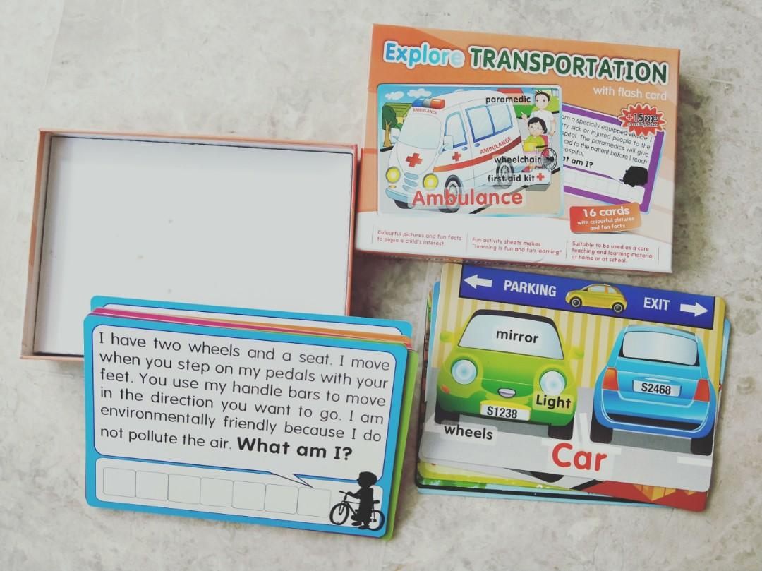 Flashcards - Explore TRANSPORTATION, Hobbies & Toys, Toys & Games on ...