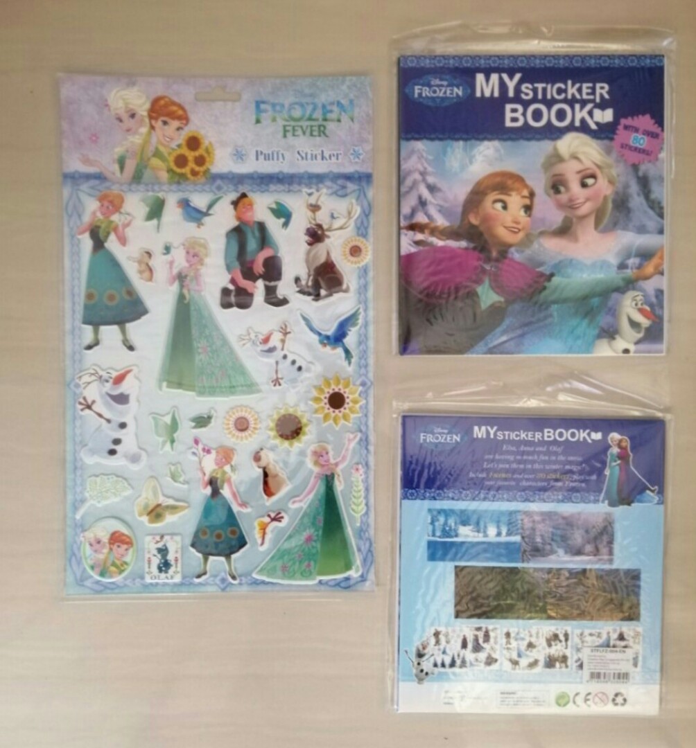 Frozen My Sticker Book / Sticker Set, Hobbies & Toys, Stationery ...