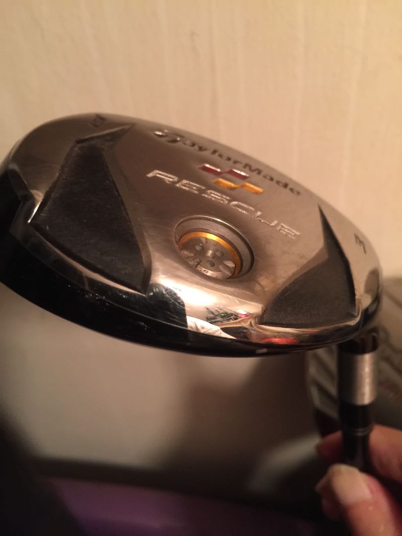 Golf Taylormade Rescue 3 Wood, Sports Equipment, Sports & Games, Golf ...