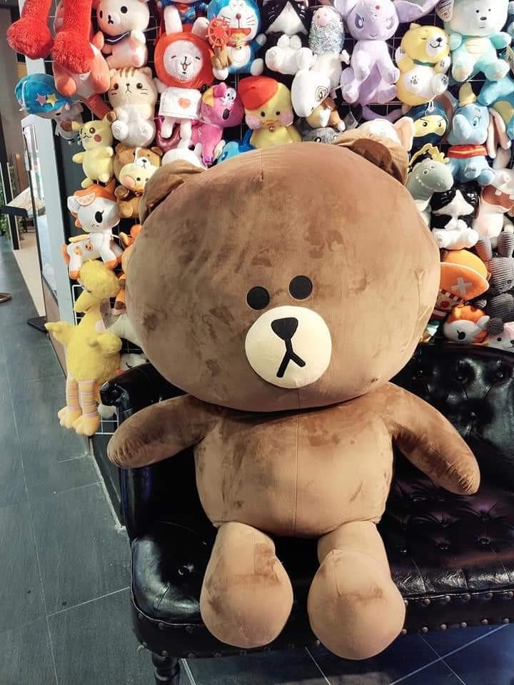 HUGE LINE FRIENDS BROWN PLUSHIE, Hobbies & Toys, Toys & Games on Carousell