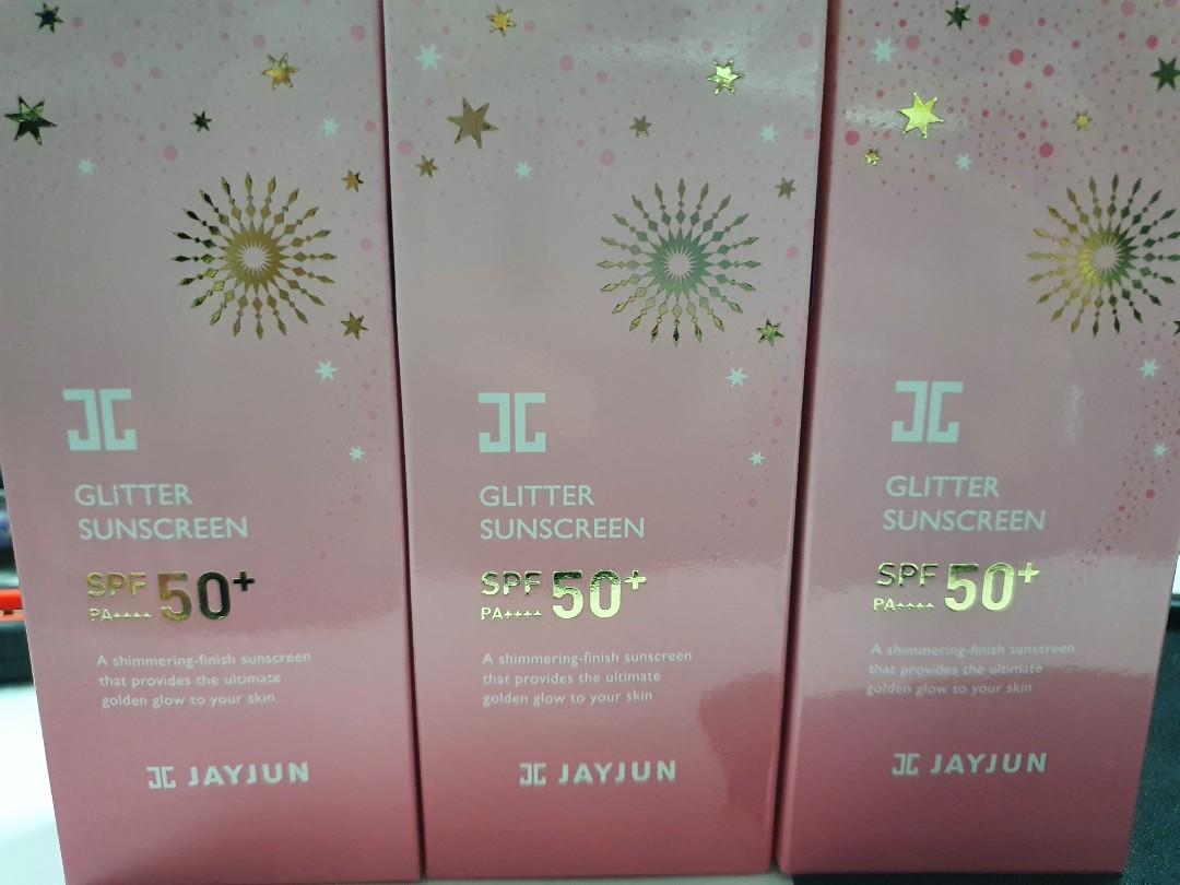 JAYJUN Glitter Sunscreen SPF50+ PA++++ 90g [DJ SODA X JAYJUN], Beauty ...