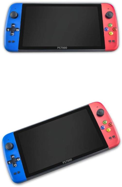 Large Screen PS7000 128-bit Handheld Game Console, 7-inch Screen Dual ...